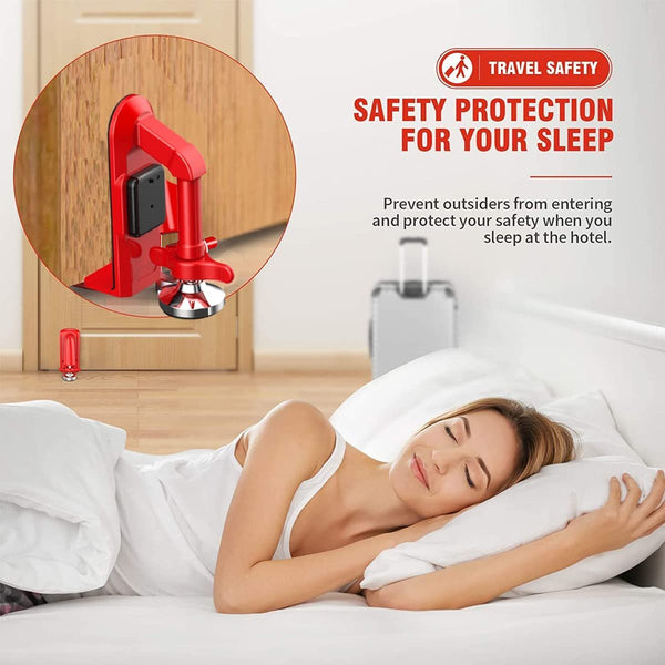 Portable Door Security Lock, Door Jammer – ourhomemarket.com