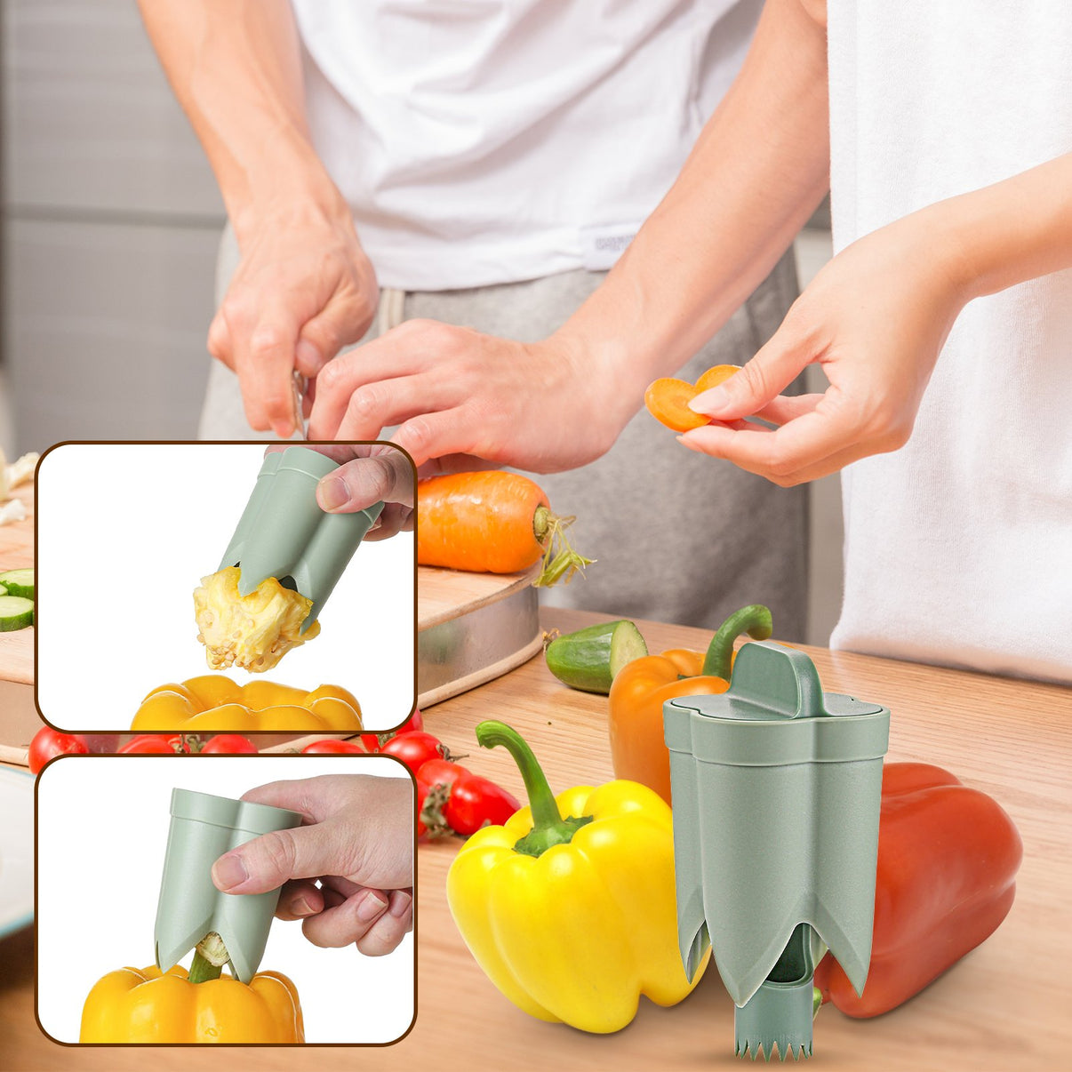 2-In-1 Fruit Pepper Corer – ourhomemarket.com