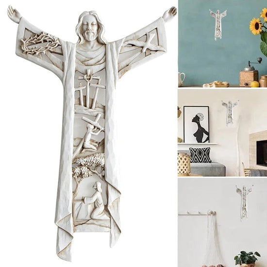 Risen Christ Wall Cross Jesus Figures – ourhomemarket.com
