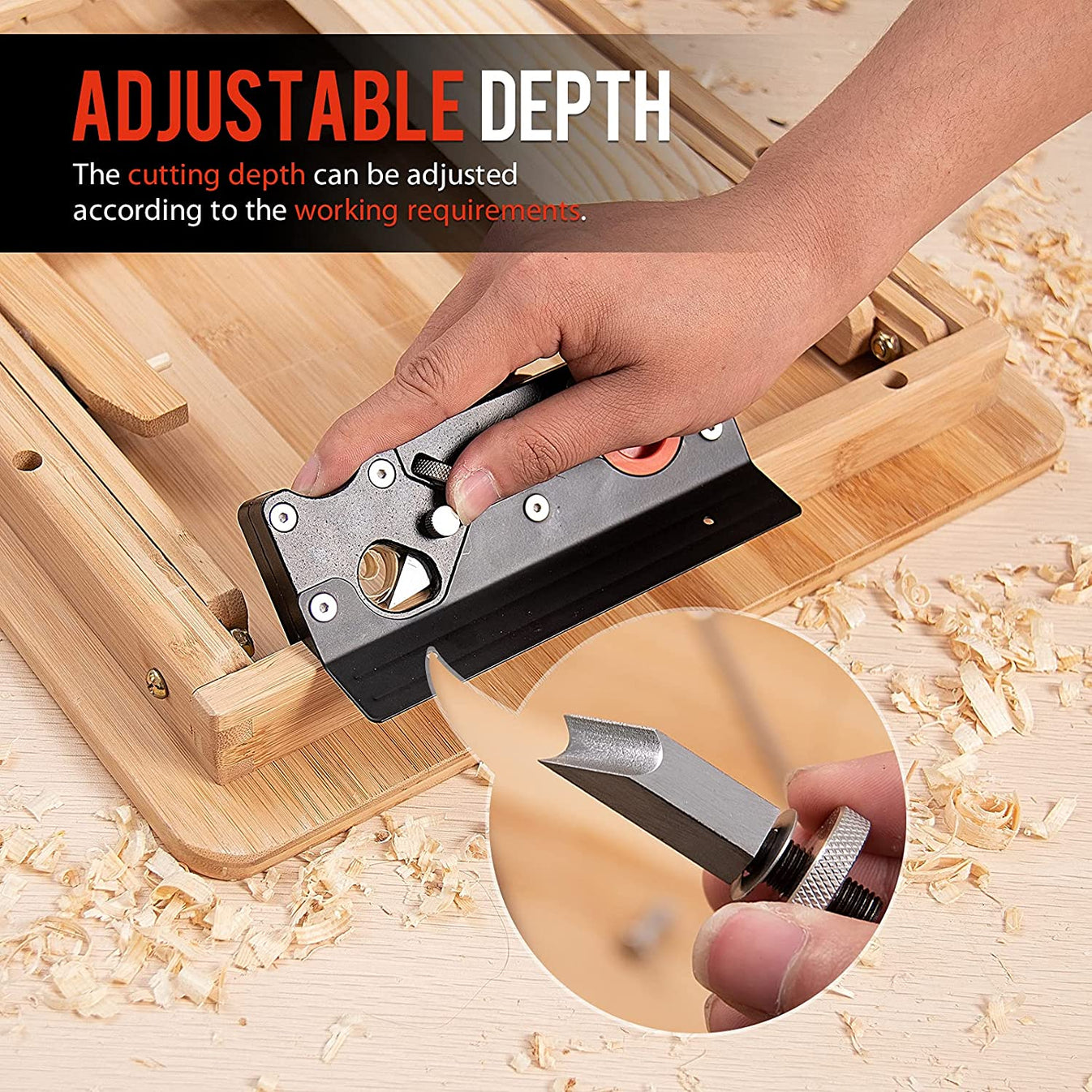 Chamfer Plane - Woodworking Edge Corner Flattening Tool – ourhomemarket.com