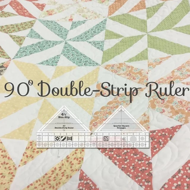 90 Degree Double-Strip Quilt Ruler – ourhomemarket.com
