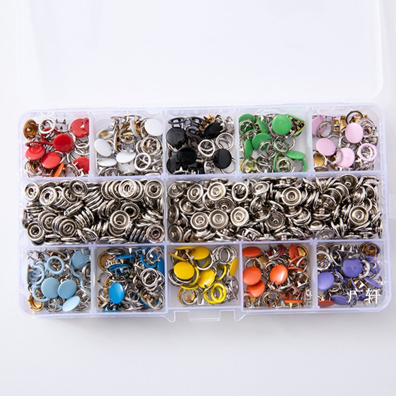 Secure and Stylish: Metal Snap Buttons with Fastener Pliers Press Tool ...