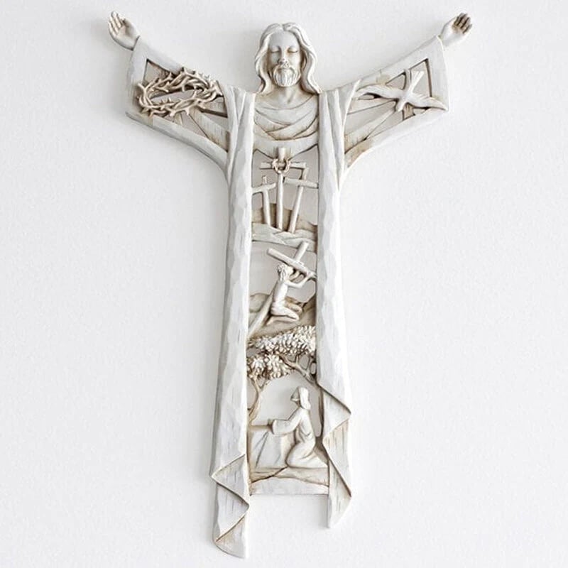 Risen Christ Wall Cross Jesus Figures – ourhomemarket.com
